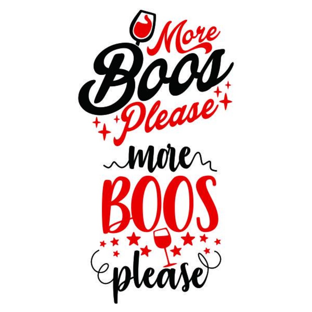 More Boos Please Cuttable Design SVG PNG DXF & Eps Designs Cameo File ...
