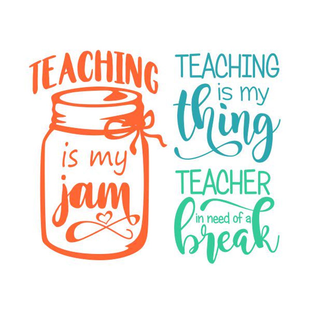 Teaching Pack Cuttable Design SVG PNG DXF & Eps Designs Cameo File ...