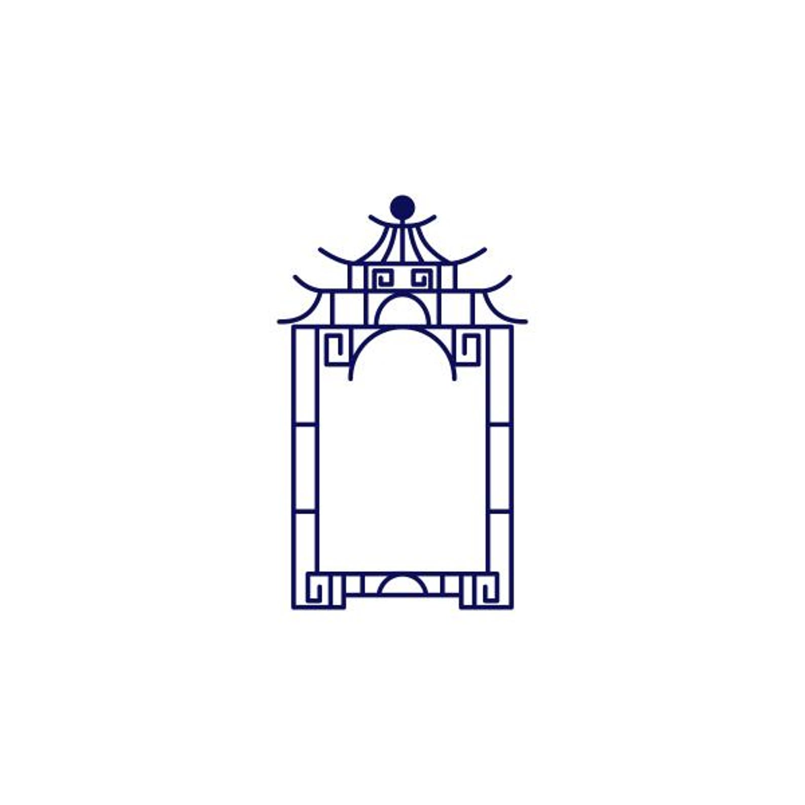 Chinoiserie Pagoda Framecuttable Design SVG PNG DXF & Eps Designs Cameo ...
