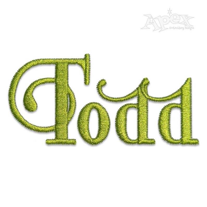 Swirly Art Deco Machine Embroidery Font Alphabet Letters INSTANT ...