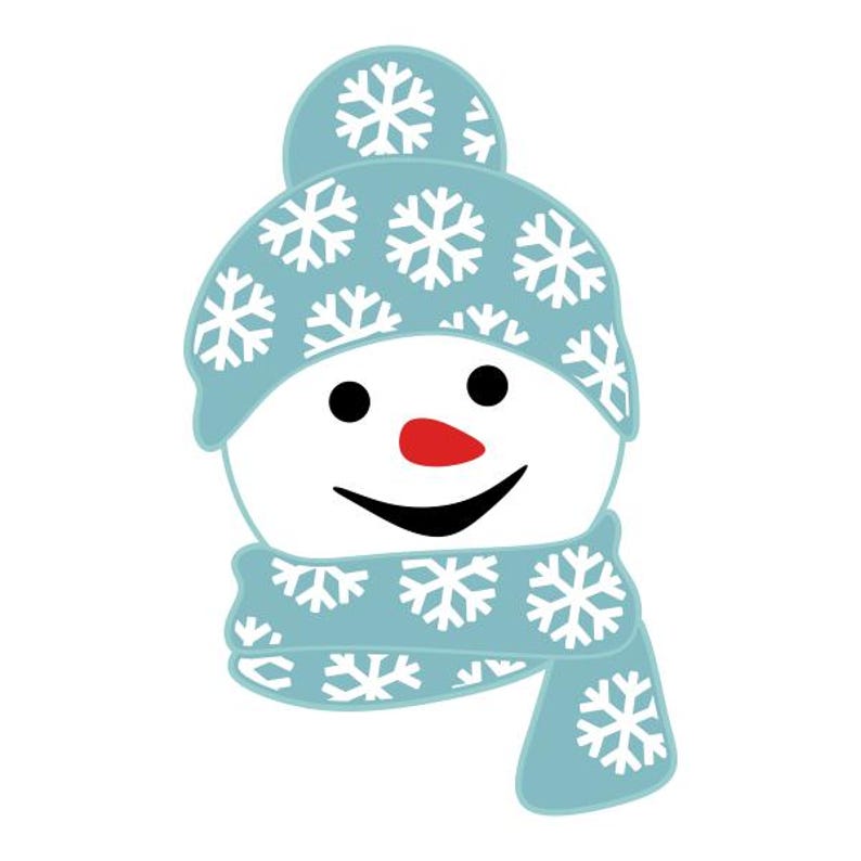 Winter Snowflake Skiing Snowman Cuttable Design SVG PNG DXF & Eps ...