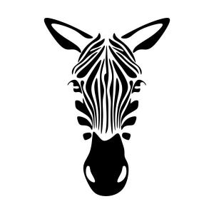 Zebra Face Cuttable Design SVG PNG DXF & Eps Designs Cameo File ...