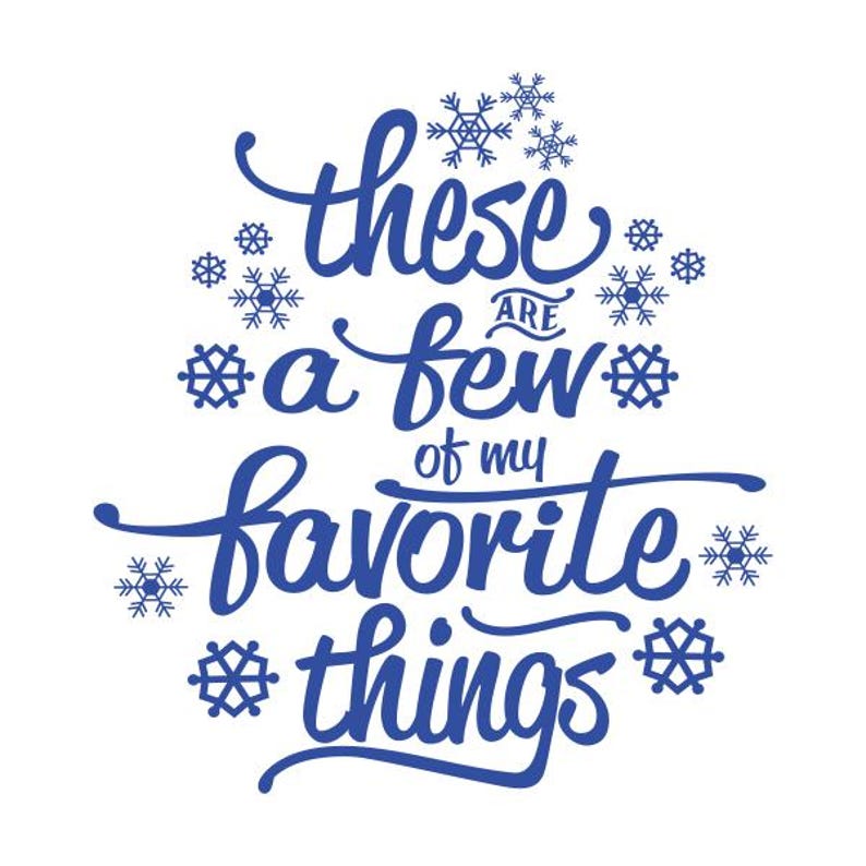 My Favorites Things Cuttable Design SVG PNG DXF & Eps Designs Cameo ...