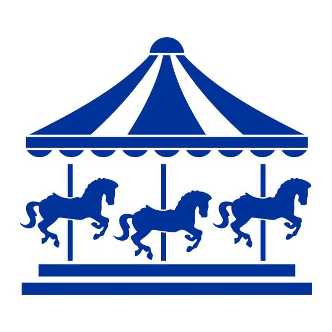 Horse Carousel Ride Cuttable Design SVG PNG DXF & Eps Designs Cameo ...