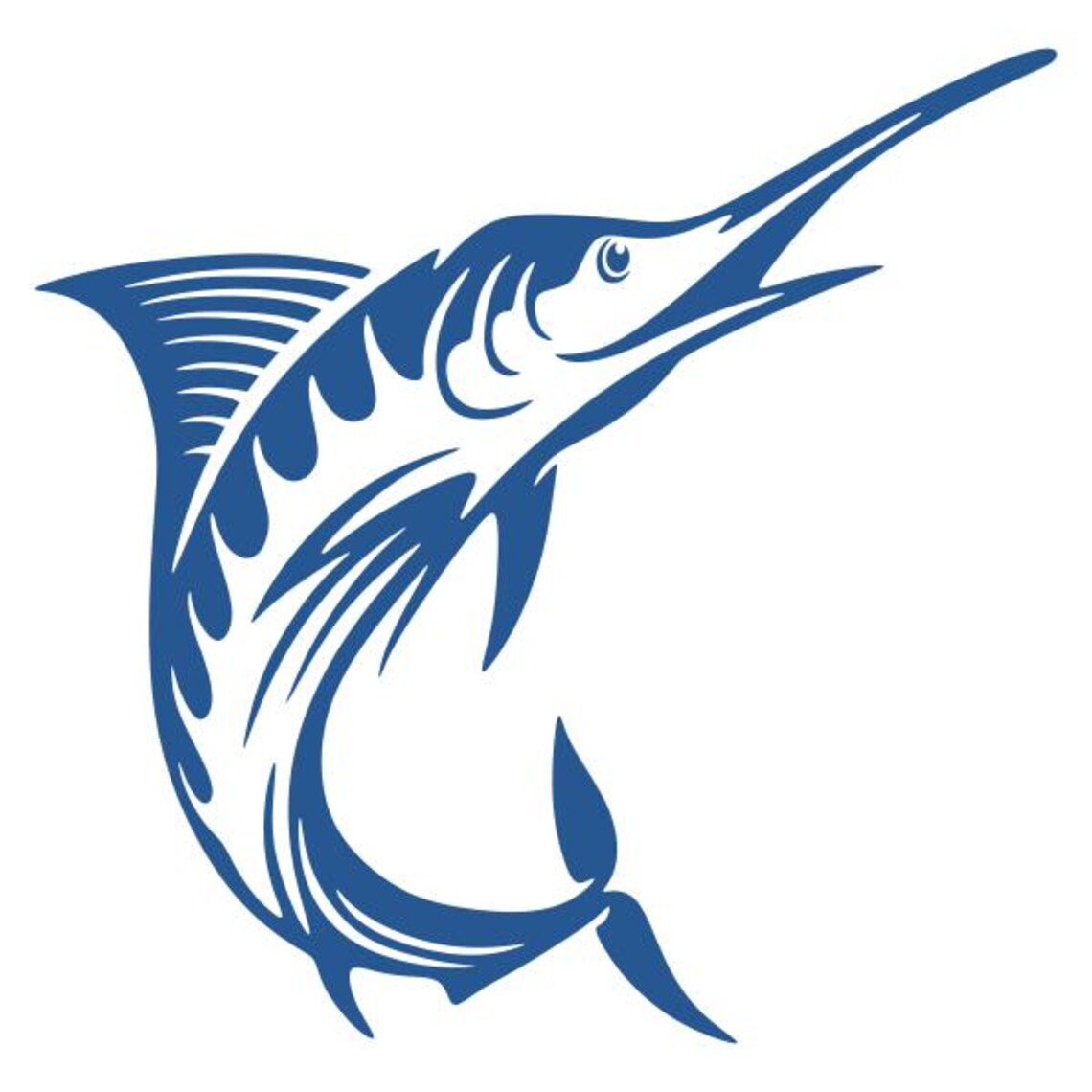 Marlin Cuttable Design SVG PNG DXF & Eps Designs Cameo File Silhouette ...