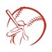 Baseball Outline Cuttable Design SVG PNG DXF & Eps Designs Cameo File ...