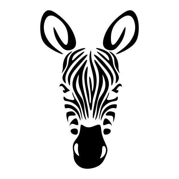 Zebra Face Cuttable Design SVG PNG DXF & Eps Designs Cameo File ...