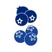 Blueberry Decal Cuttable Design SVG PNG DXF & Eps Designs Cameo File ...