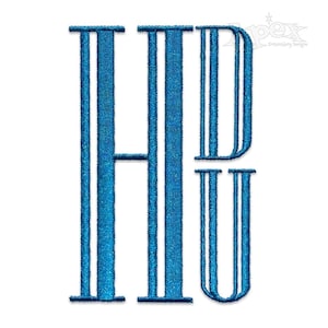 Bain Large Machine Embroidery Font Alphabet Letters INSTANT DOWNLOAD BX ...