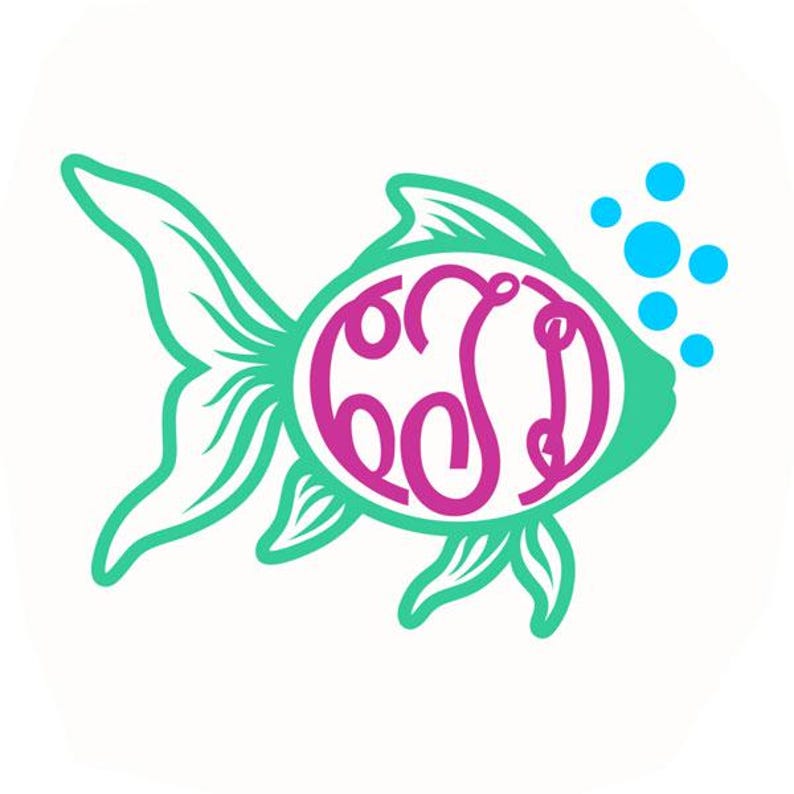 Fish Bubbles Cuttable Design SVG PNG DXF & Eps Designs Cameo File ...