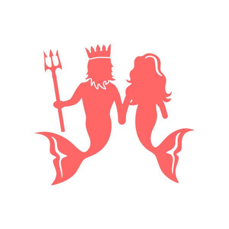 Pirate Mermaid Couple Cuttable Design SVG PNG DXF & Eps Designs Cameo ...