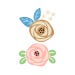Simple Rose Flower Cuttable Design SVG PNG DXF & Eps Designs Cameo File ...