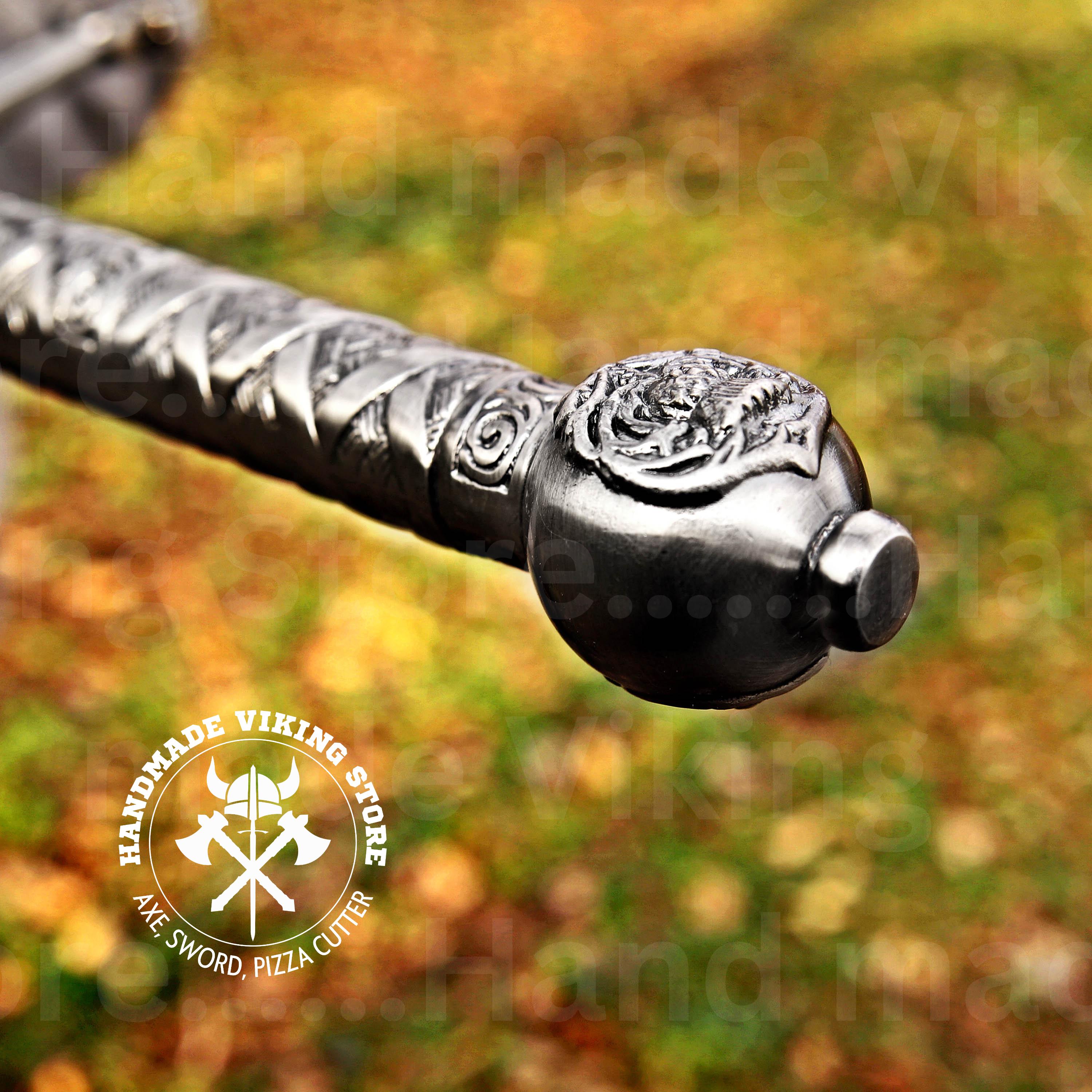 Hand Made King Ragnar Master Viking Sword - Authentic Norse Replica ...