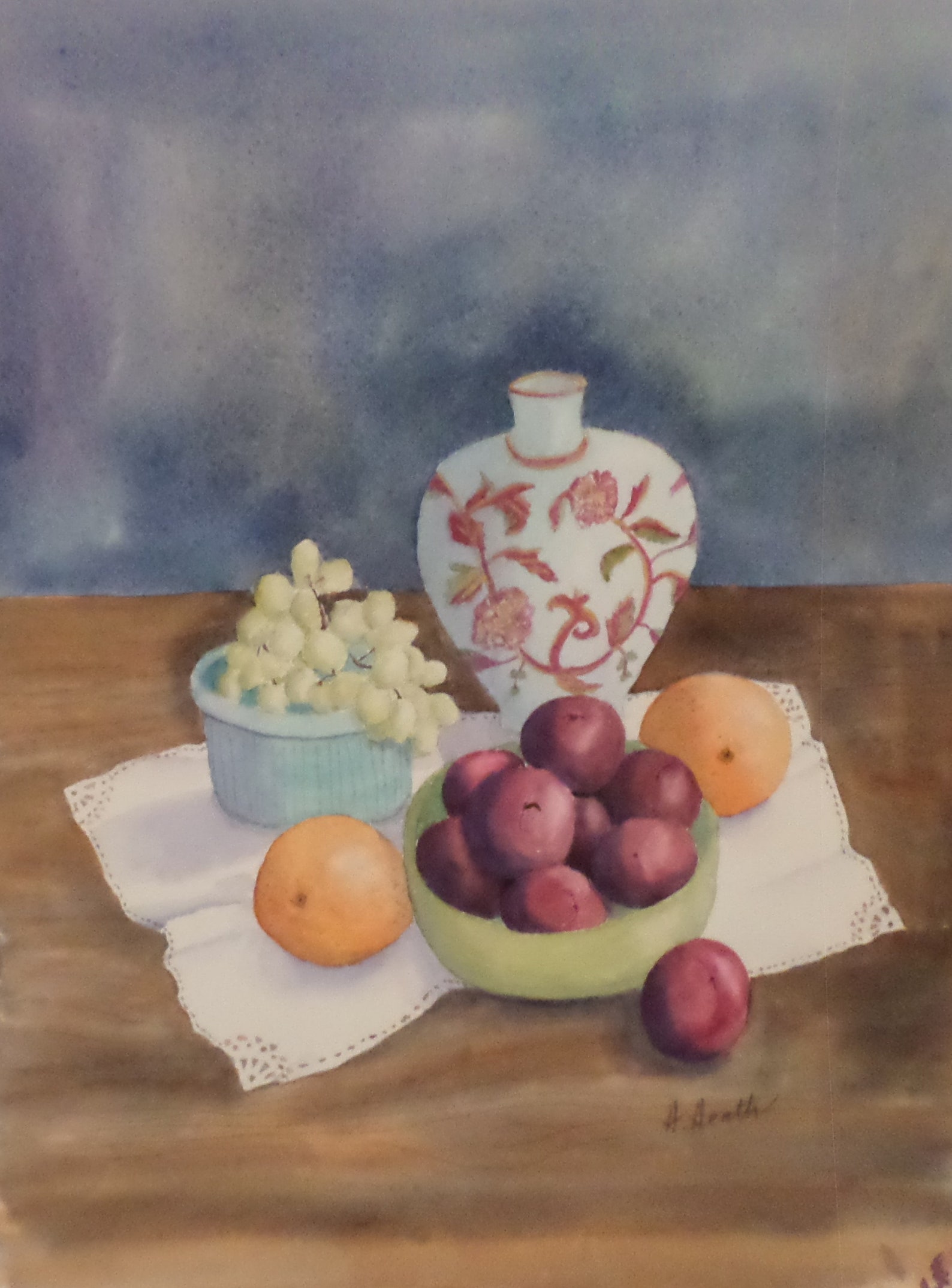 Pretty Artist Signed Still Life Watercolour Painting on Paper - Etsy