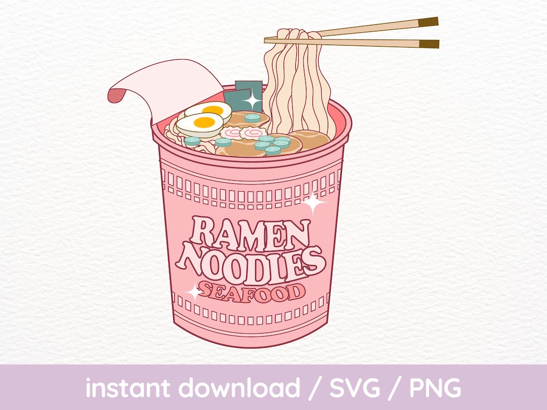 Ramen Noodles SVG PNG, Cute Trendy Popular Creative Bookish Svg Png ...