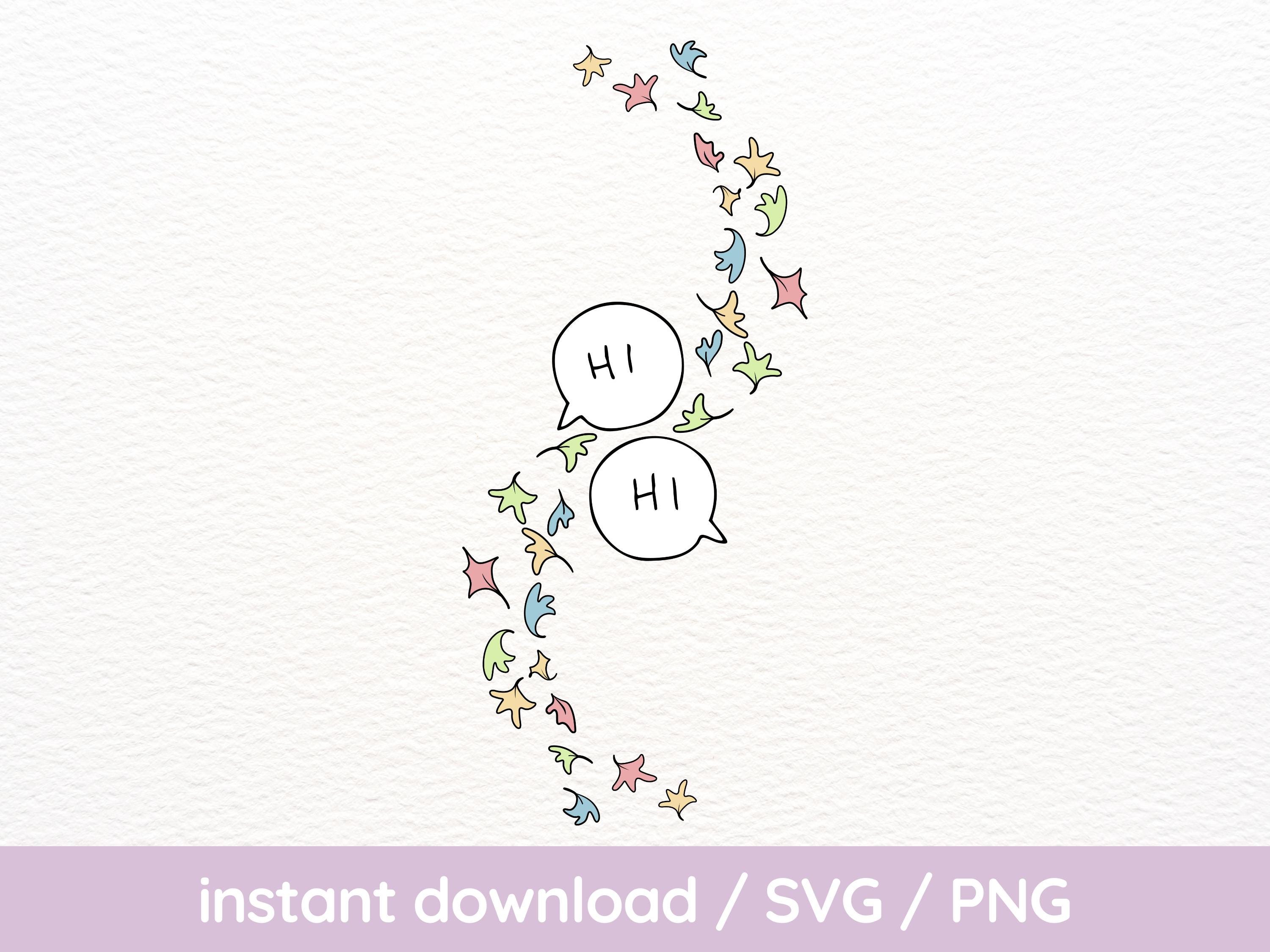 Heartstopper Hi Hi PNG and SVG File for Sublimation Digital Download ...