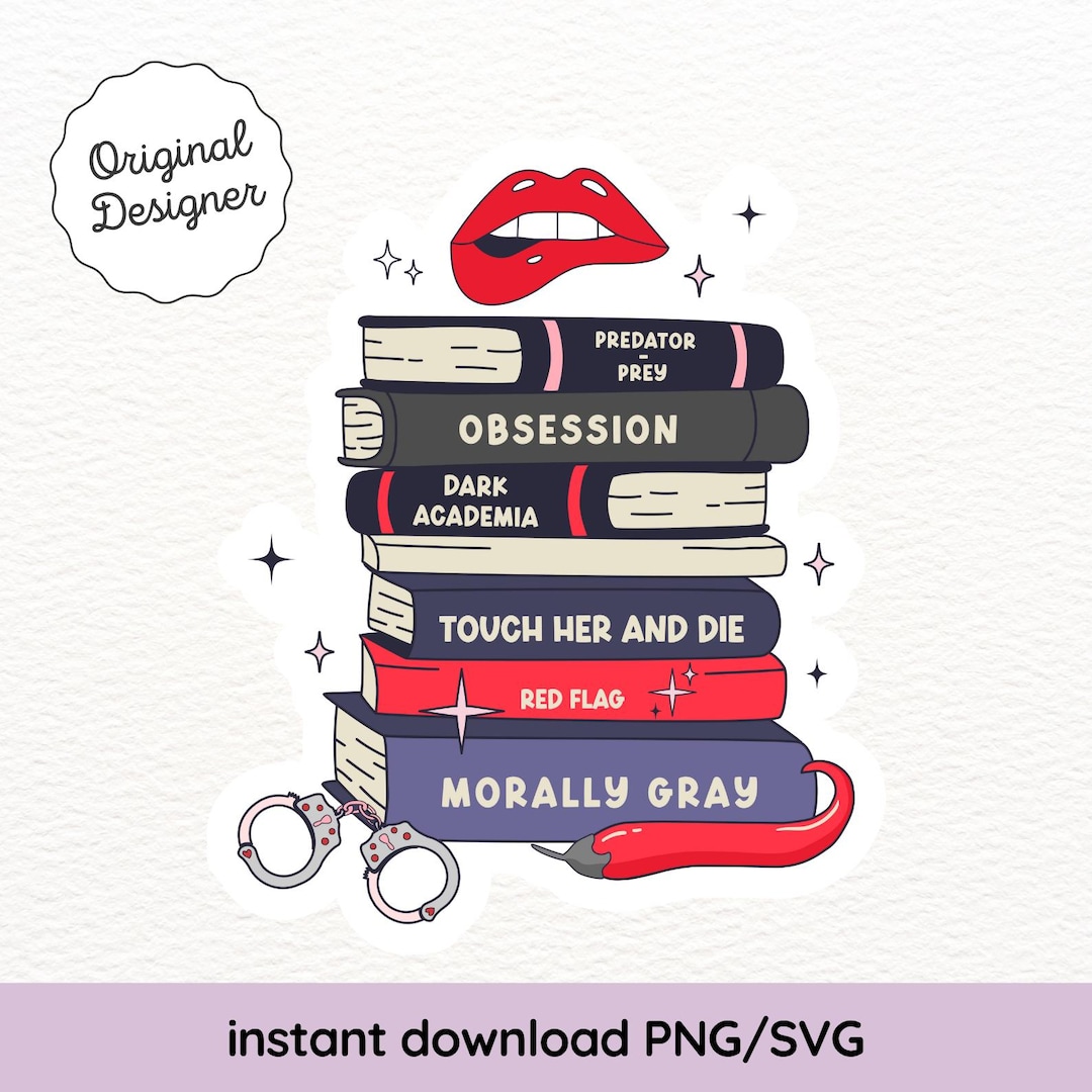 Dark Romance Tropes PNG, Bookish Png, Smut Bookish Png, Digital ...