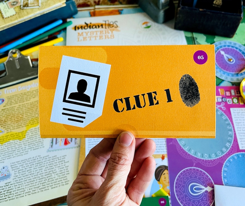 Kid's Monthly Subscription Box: Indianties Mystery Letters • Travel ...