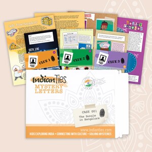 Kid's Monthly Subscription Box: Indianties Mystery Letters • Travel ...