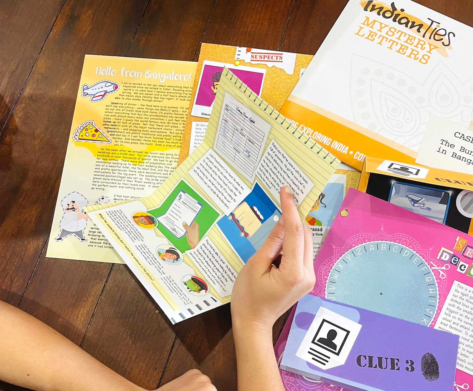 Kid's Monthly Subscription Box: Indianties Mystery Letters • Travel ...