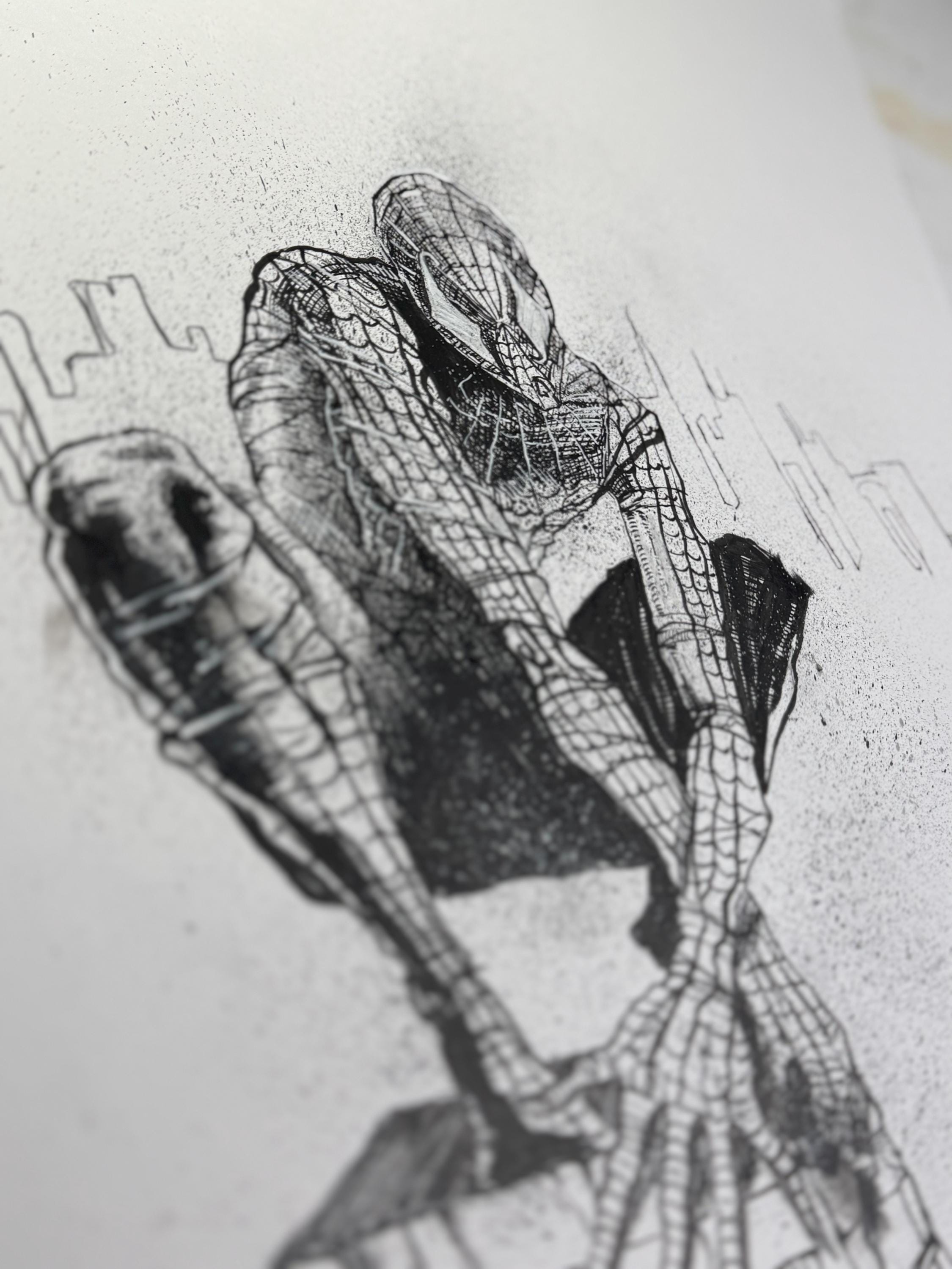 Horror, Fantasy, Sci-fi, Comic Book Commission Ink Painting Artwork by Mr. GRIMBLE!!! - Etsy