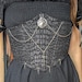 Black Dragon-scale Corset – Dragon Queen, Fantasy Bustier, Renfair ...