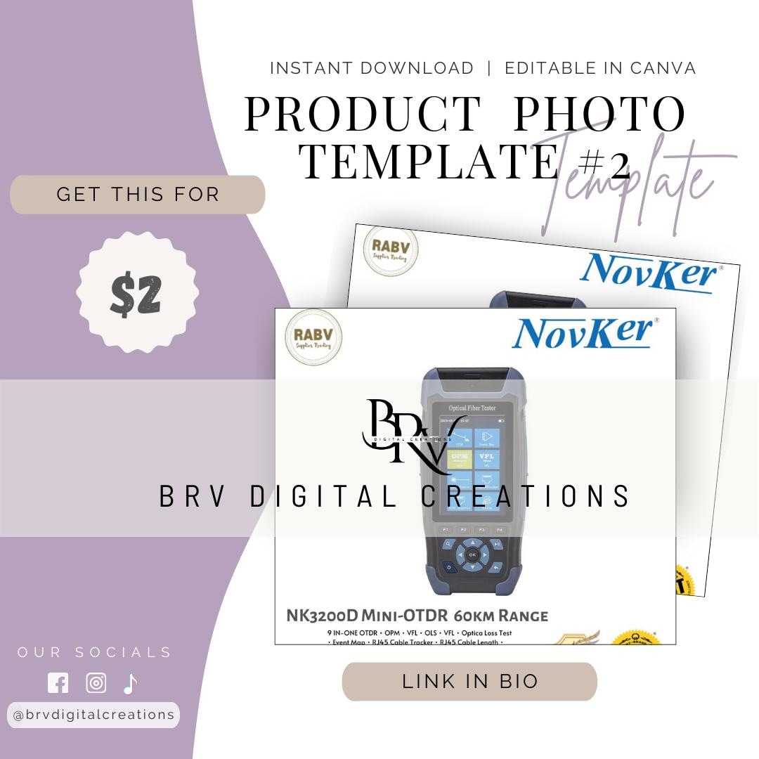 Editable Product Photo Template | Professional Design for Product Listings, Ads, Branding | High ...