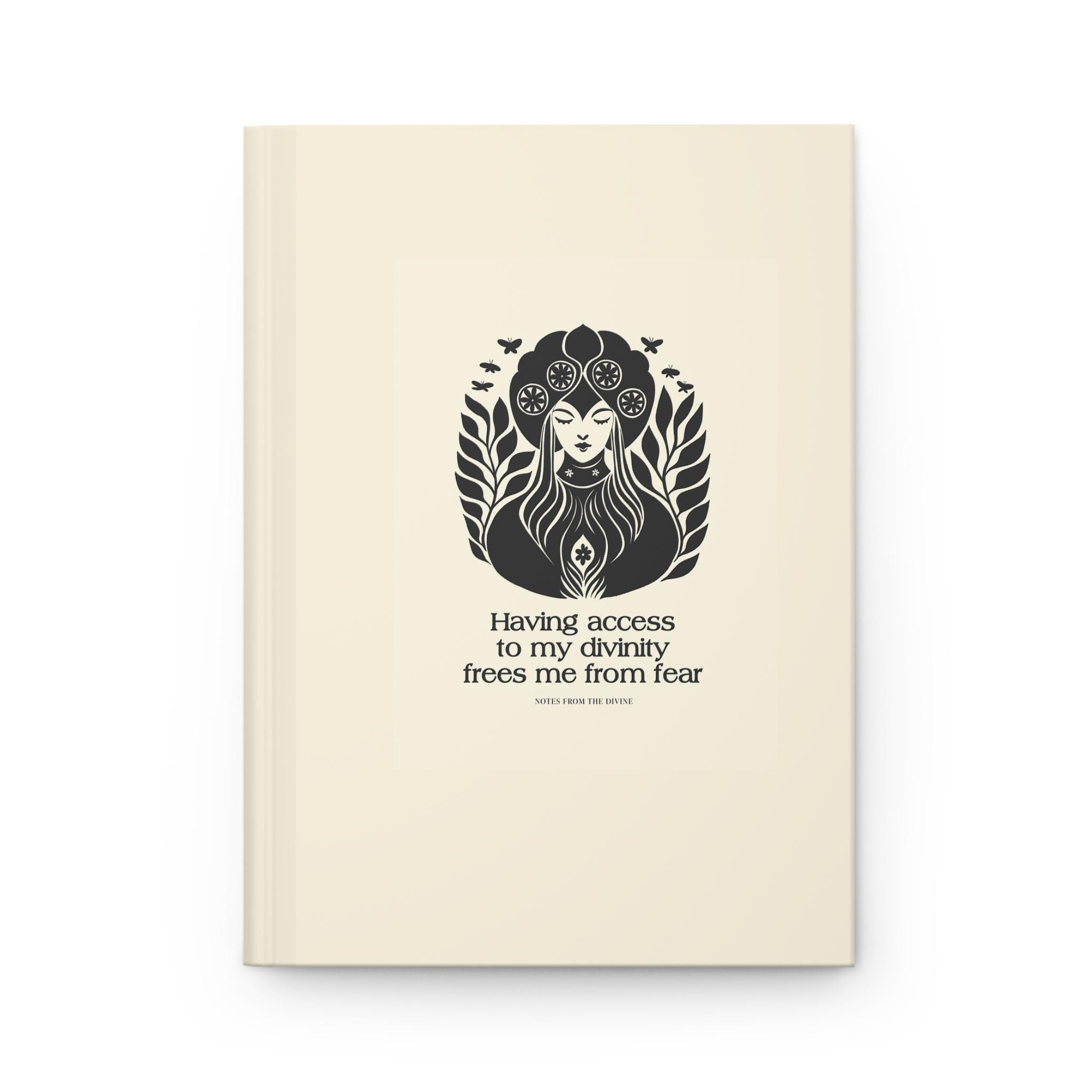 Positive Affirmation Notebook, I Am Free From Fear, Hardcover Journal ...