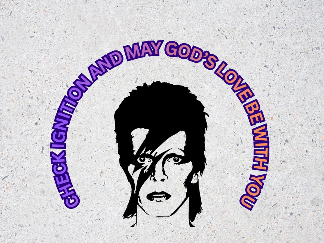 Iconic David Bowie Sticker for Instant Download in PNG and Pdf Print ...