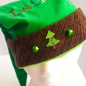 Christmas Elf Hat Jingle Bells for Christmas Holiday, Kids Personalized ...
