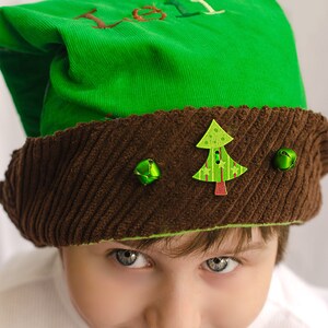 Christmas Elf Hat Jingle Bells for Christmas Holiday, Kids Personalized ...