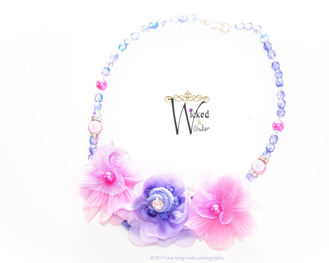 Rapunzel Flower Necklace Tangled Costume Accessories - Etsy