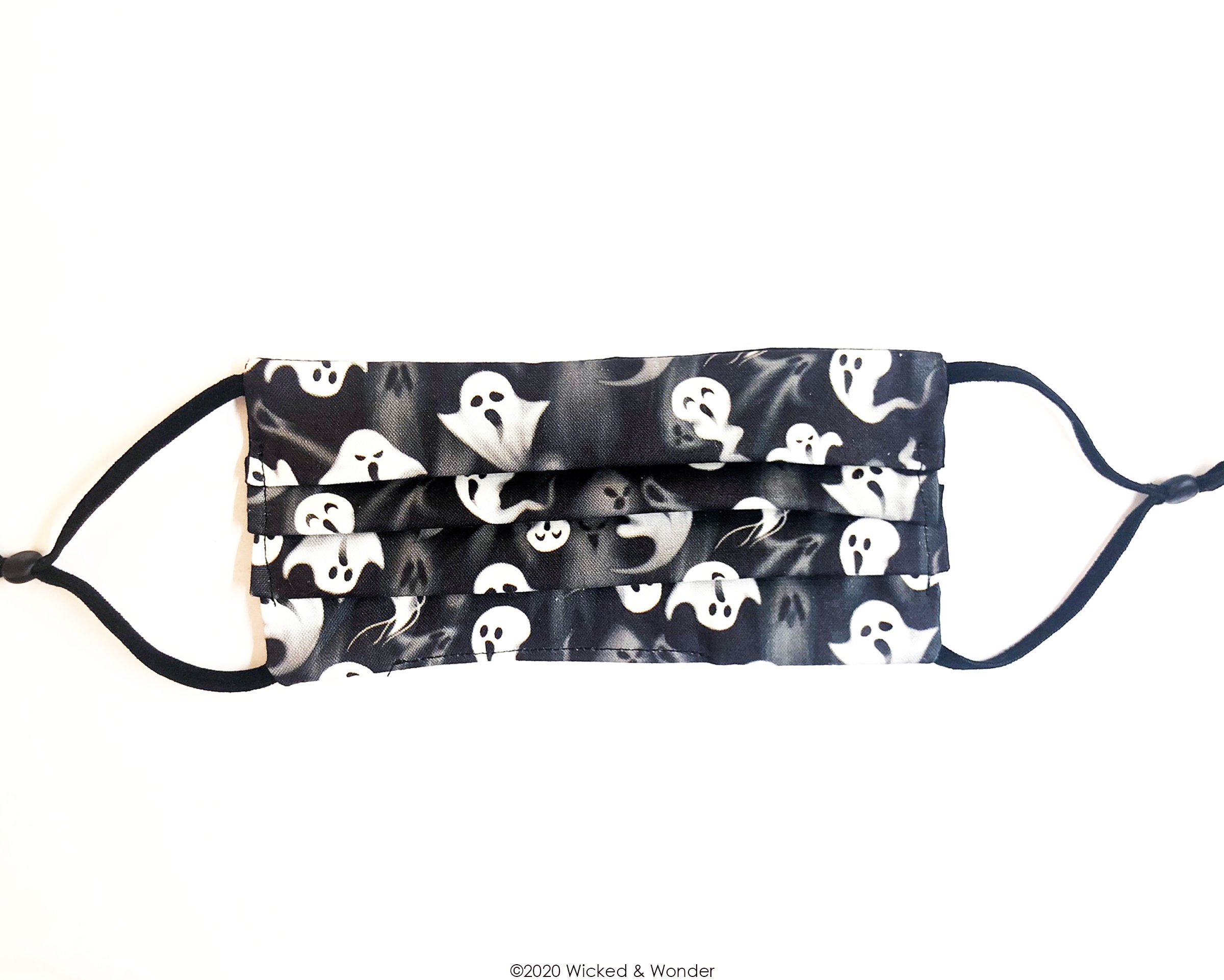 Haunted Ghost Face Mask for kids Custom Halloween Costume | Etsy