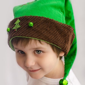 Christmas Elf Hat Jingle Bells for Christmas Holiday, Kids Personalized ...