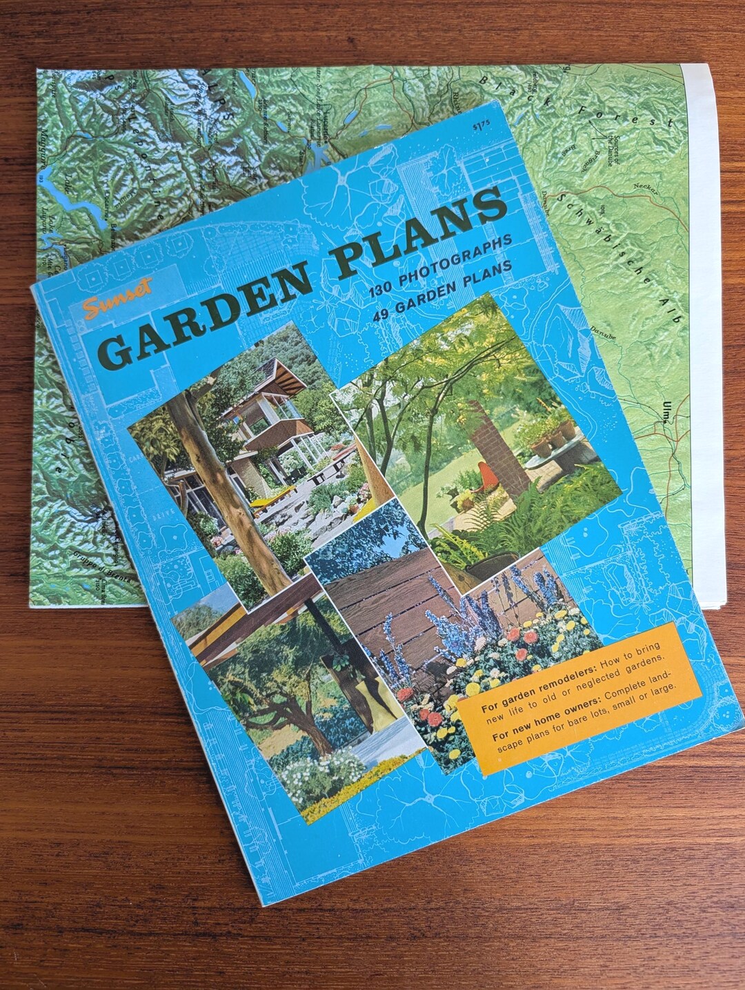 1963 Sunset Magazine GARDEN PLANS | Second Printing - Etsy