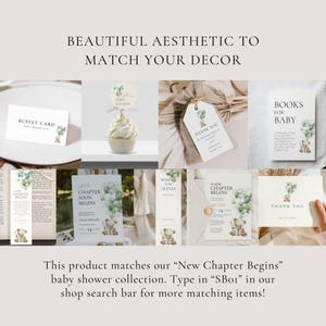 A New Chapter Begins Baby Shower Sign, Storybook Baby Shower Welcome ...