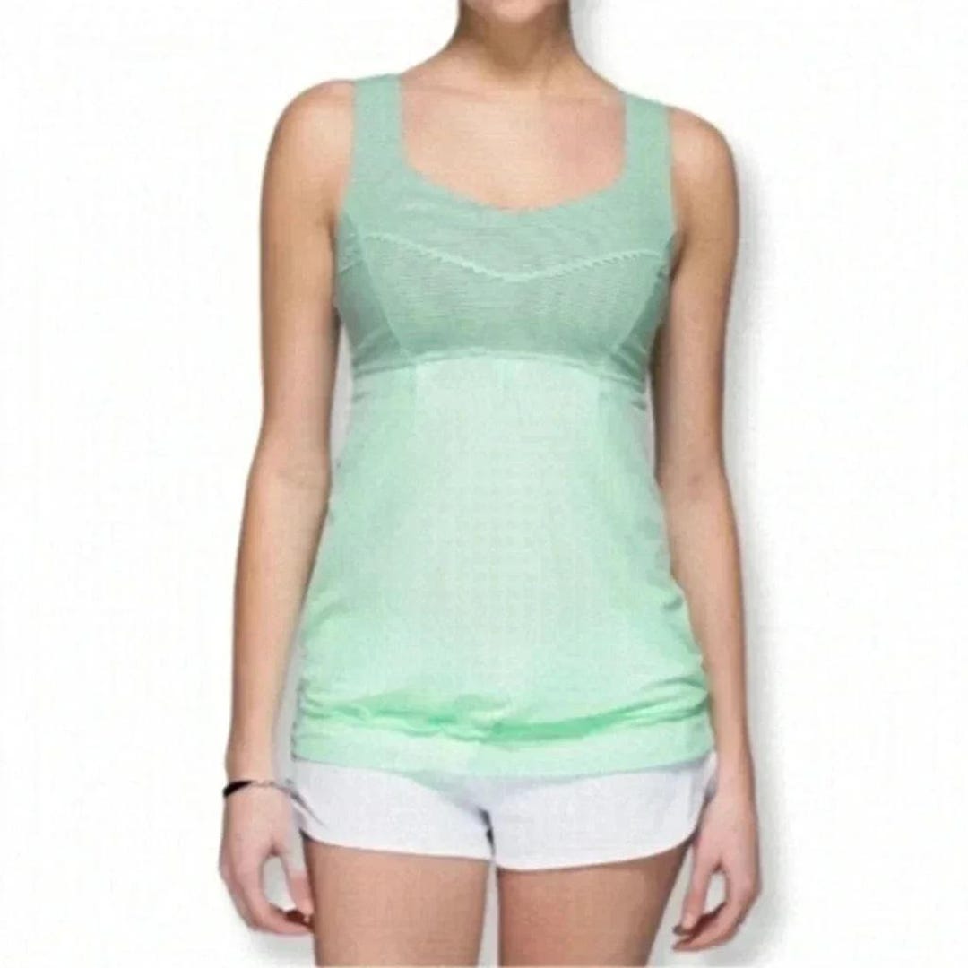 Lululemon Tame Me Tank Fresh Teal / Mini Hyper Stripe Fresh Teal Size 2. - Etsy