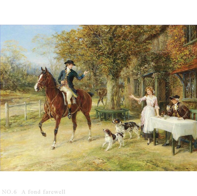 20 Hand-painted Hunting Wall Paintings on Canvas in Oil, Perfect Gift ...