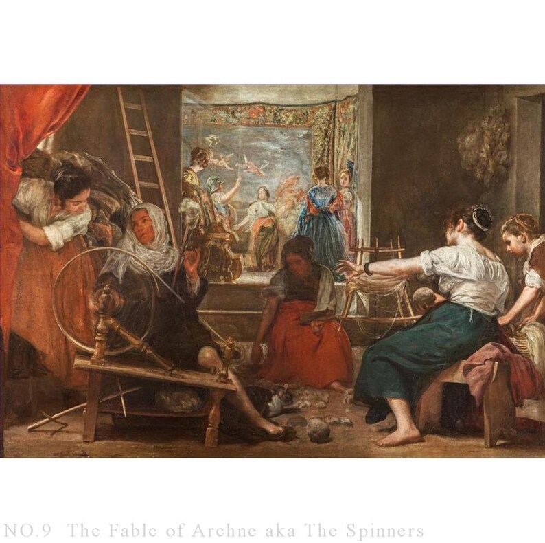 Diego Velázquez art Las Meninas pintura al óleo sobre lienzo - obras de ...