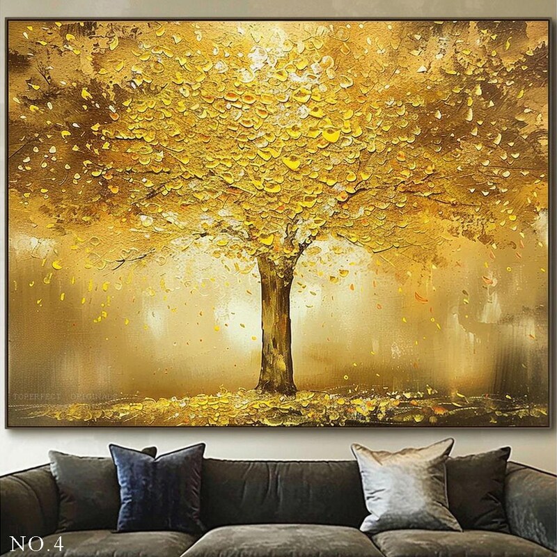 Money Tree Painting - Etsy