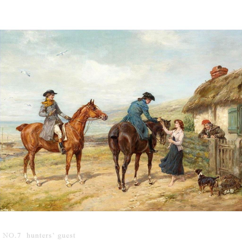 20 Hand-painted Hunting Wall Paintings on Canvas in Oil, Perfect Gift ...