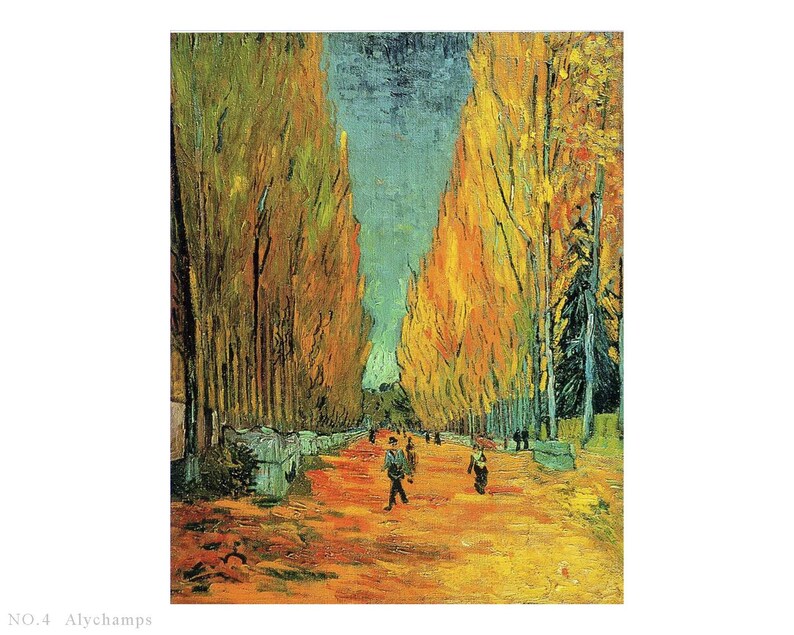 4 Hand Painted Vincent Van Gogh Sower After Millet, Rustic Oil ...