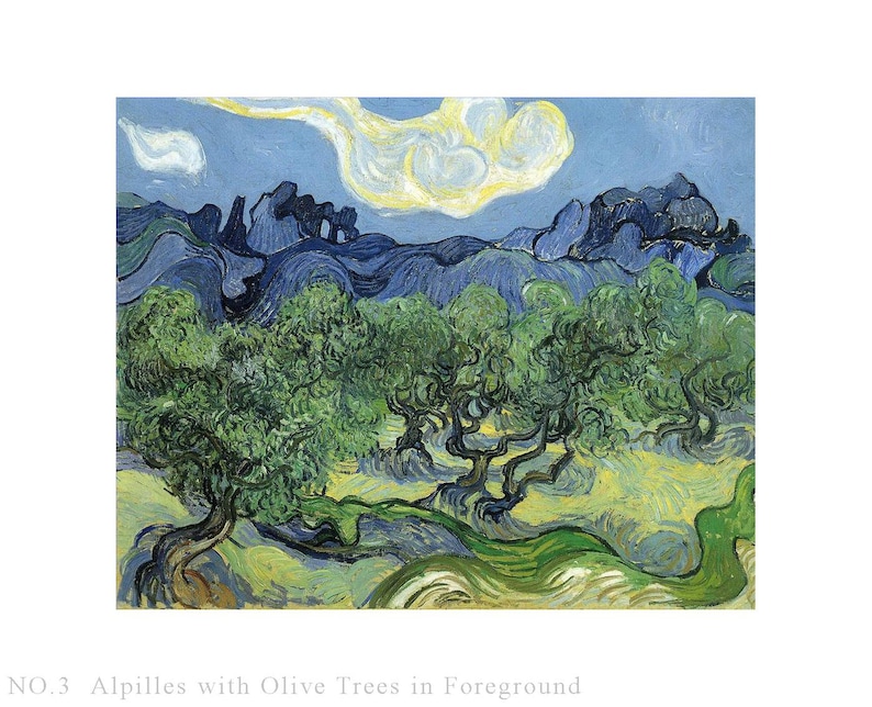 4 Hand Painted Vincent Van Gogh Scenery Canvas Paintings in Oil ...