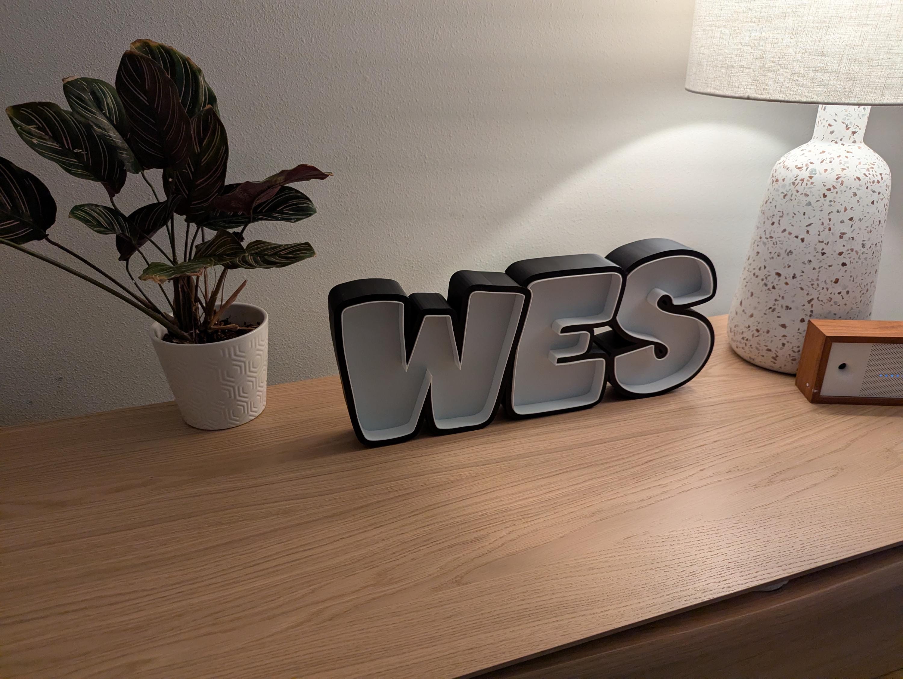 Custom Personalized 3D Name Sign | LED RGB | Kids Name Personalized ...