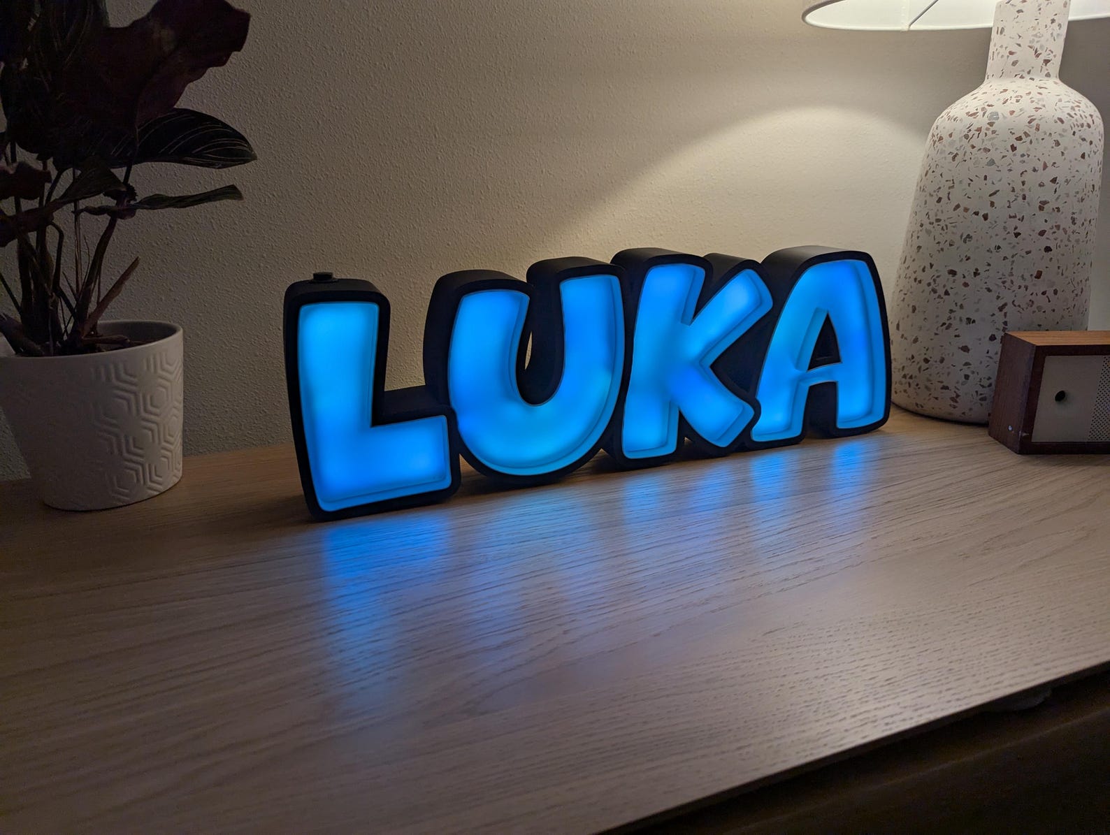 Custom Personalized 3D Name Sign | LED RGB | Kids Name Personalized ...
