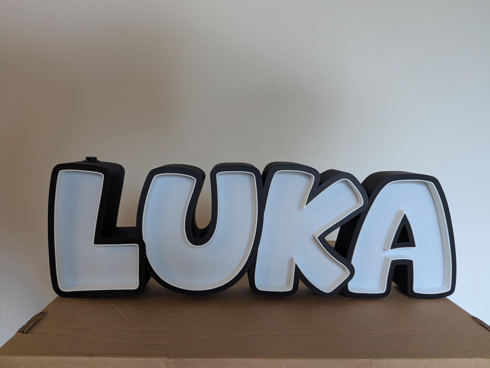 Custom Personalized 3D Name Sign | LED RGB | Kids Name Personalized ...