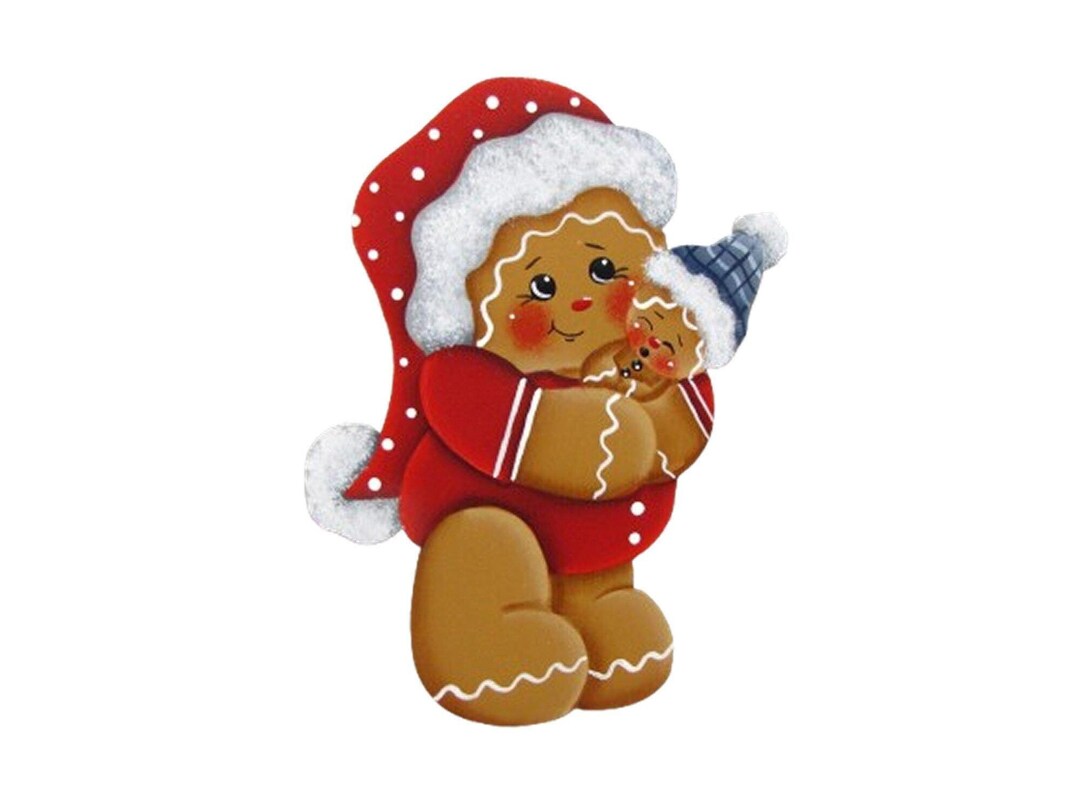 Rock-a-bye Baby Ginger Ornament, Tag, or Fridge Magnet, Handpainted ...