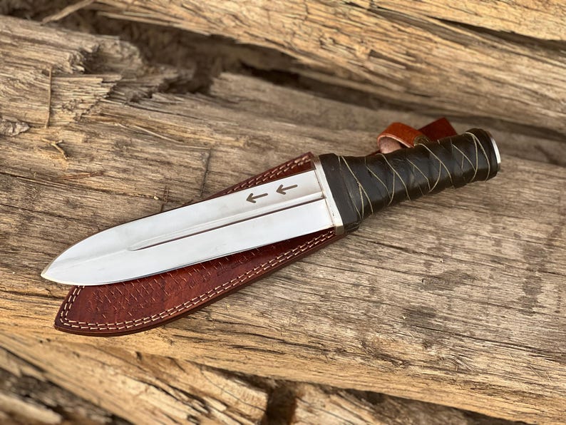 Handmade D2 Steel Thorfinn Dagger With Leather Sheath - Etsy
