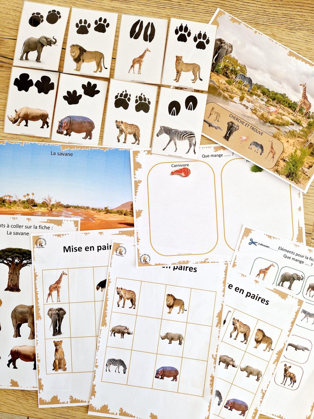 African Savannah Activity Booklet PDF (80 Pages) - Etsy UK