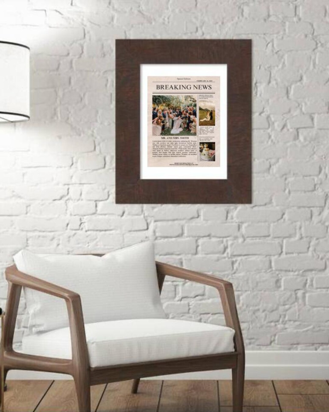 Customizable Digital Newspaper Template Birthday, Wedding, or Special ...